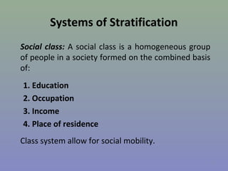 Chapter 3 social stratification | PPT
