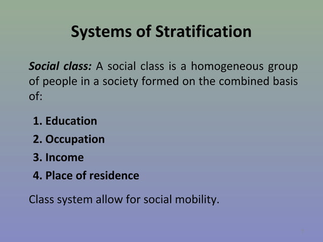 Chapter 3 social stratification | PPT | Debated Sensitive Social Issues ...