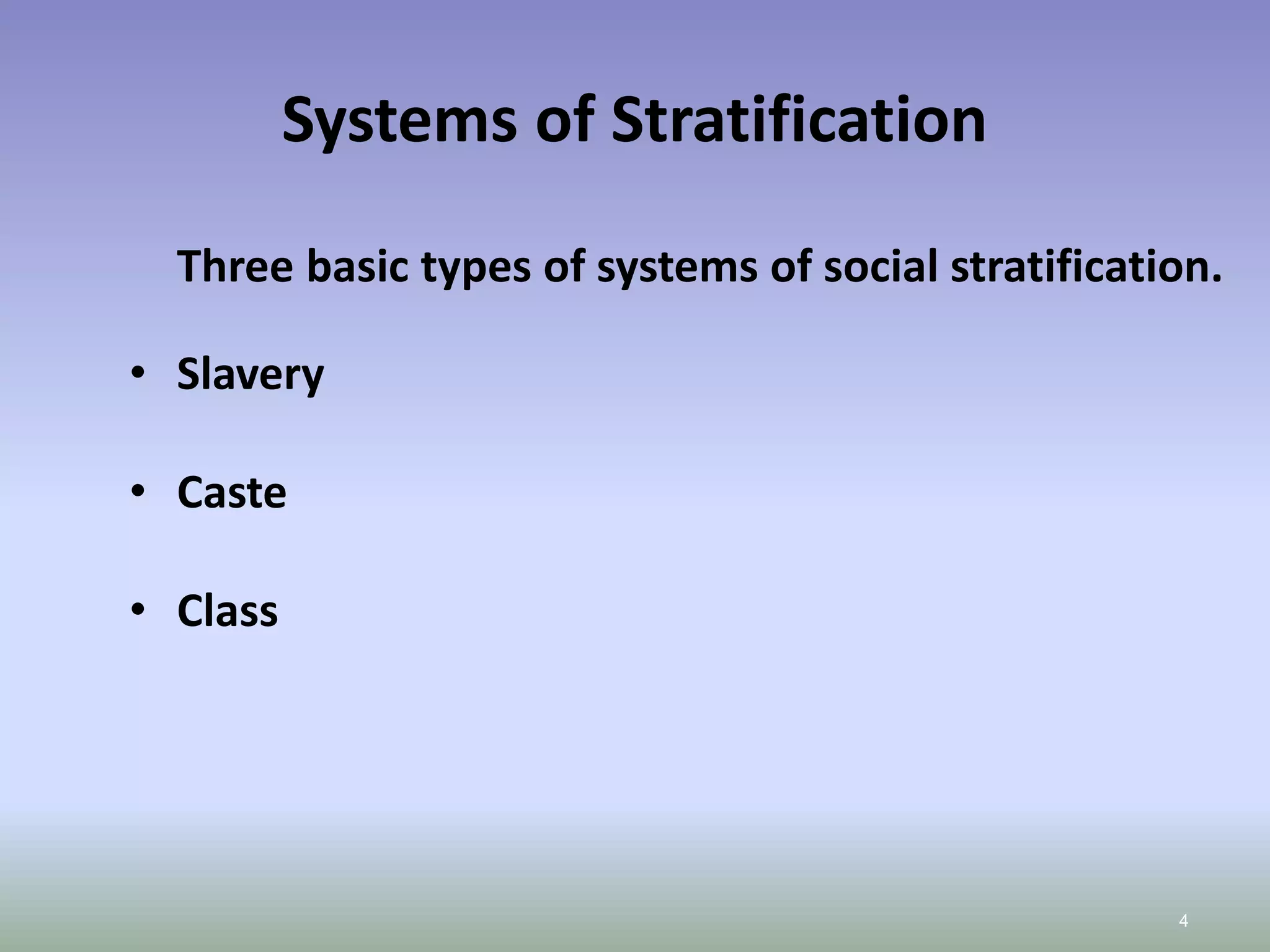 Chapter 3 social stratification Sociology | PPT