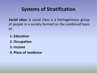 Chapter 3 social stratification Sociology | PPT