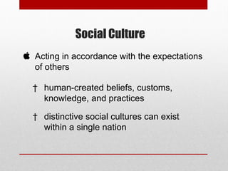 Chapter 3 social system and organizational culture | PDF