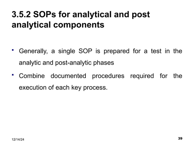 CHAPTER 3 Specimen Management and the SOP (1).ppt