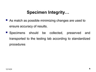 CHAPTER 3 Specimen Management and the SOP (1).ppt