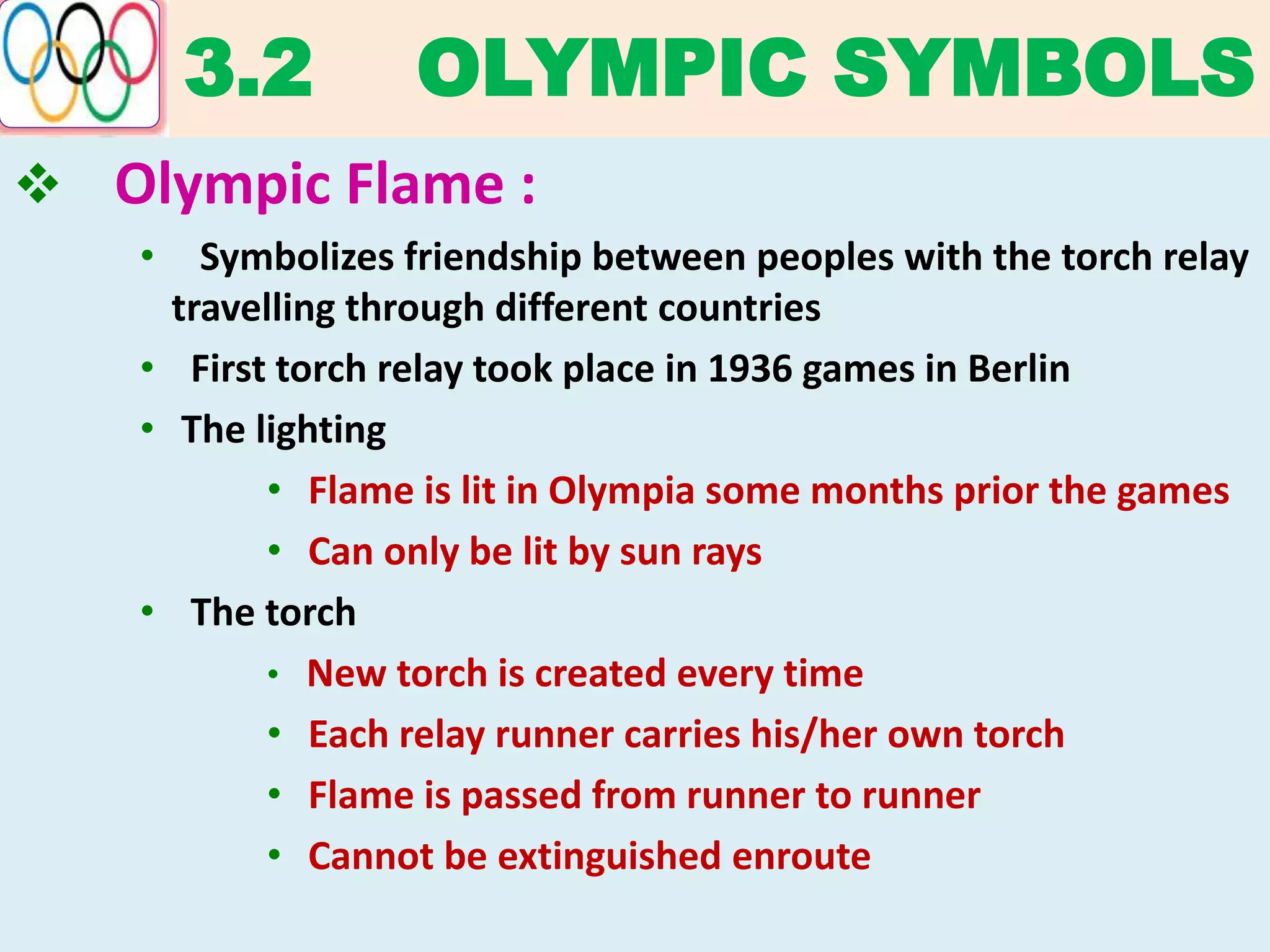 Chapter 3: Olympic Movements | PPTX