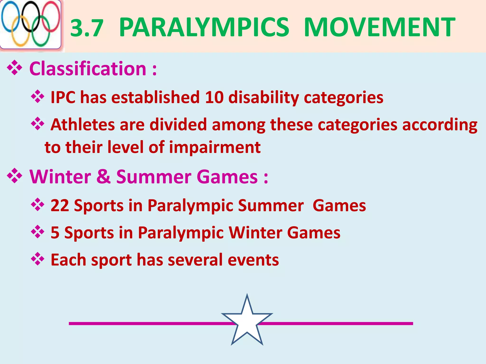 Chapter 3: Olympic Movements | PPTX