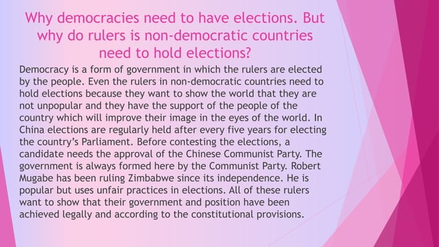 Chapter – 3 civics class 9th | PPTX | Civic affairs | Politics