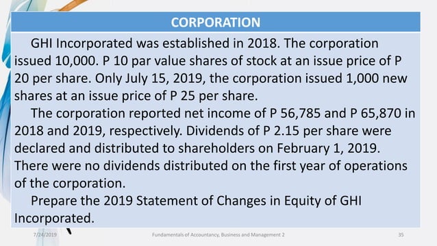Statement of Change in Equity | PDF | Stocks and Bonds | Personal Investing