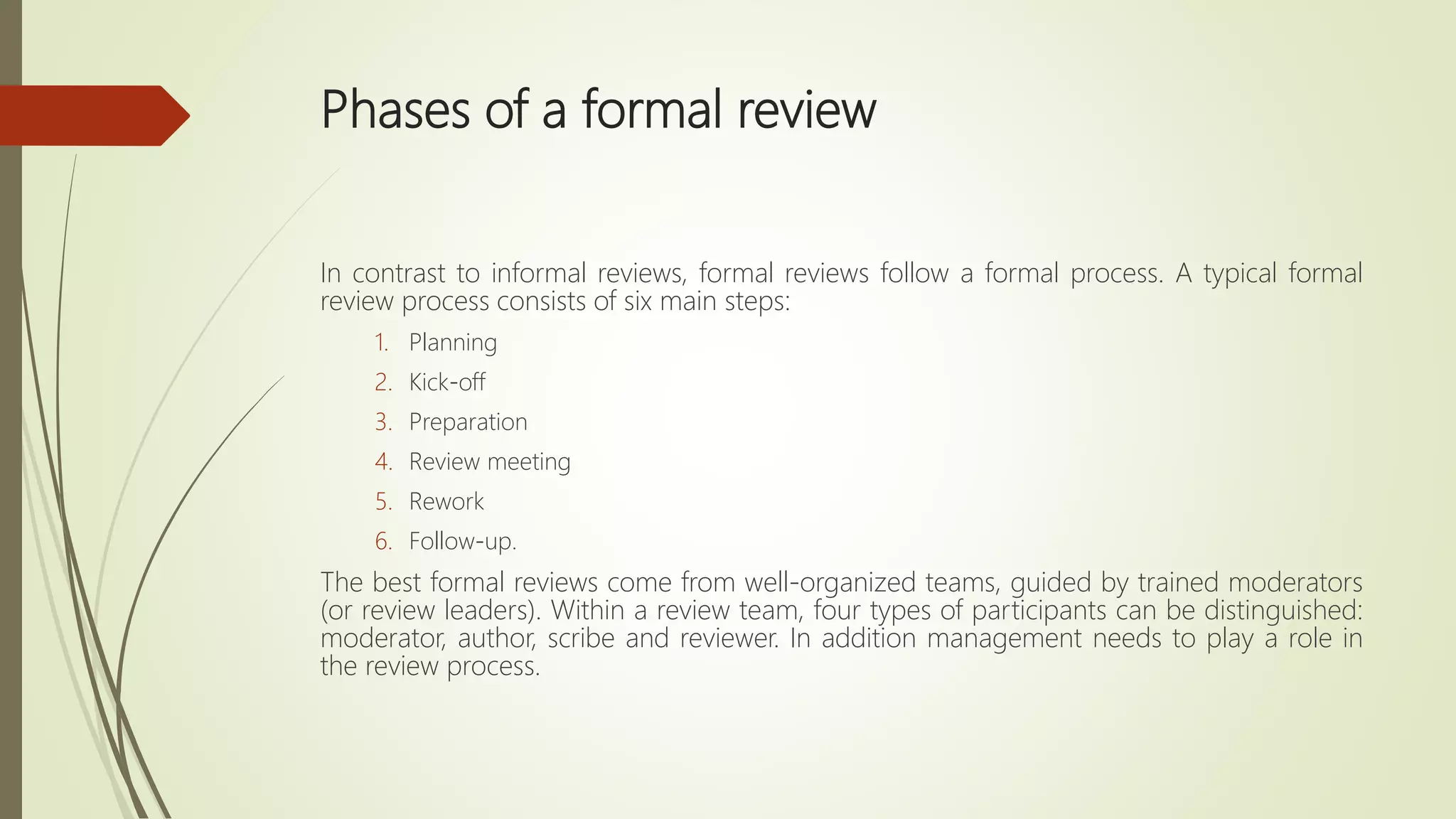 Chapter 3 Static Techniques | PPT