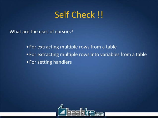 Chapter 3 stored procedures | PPTX