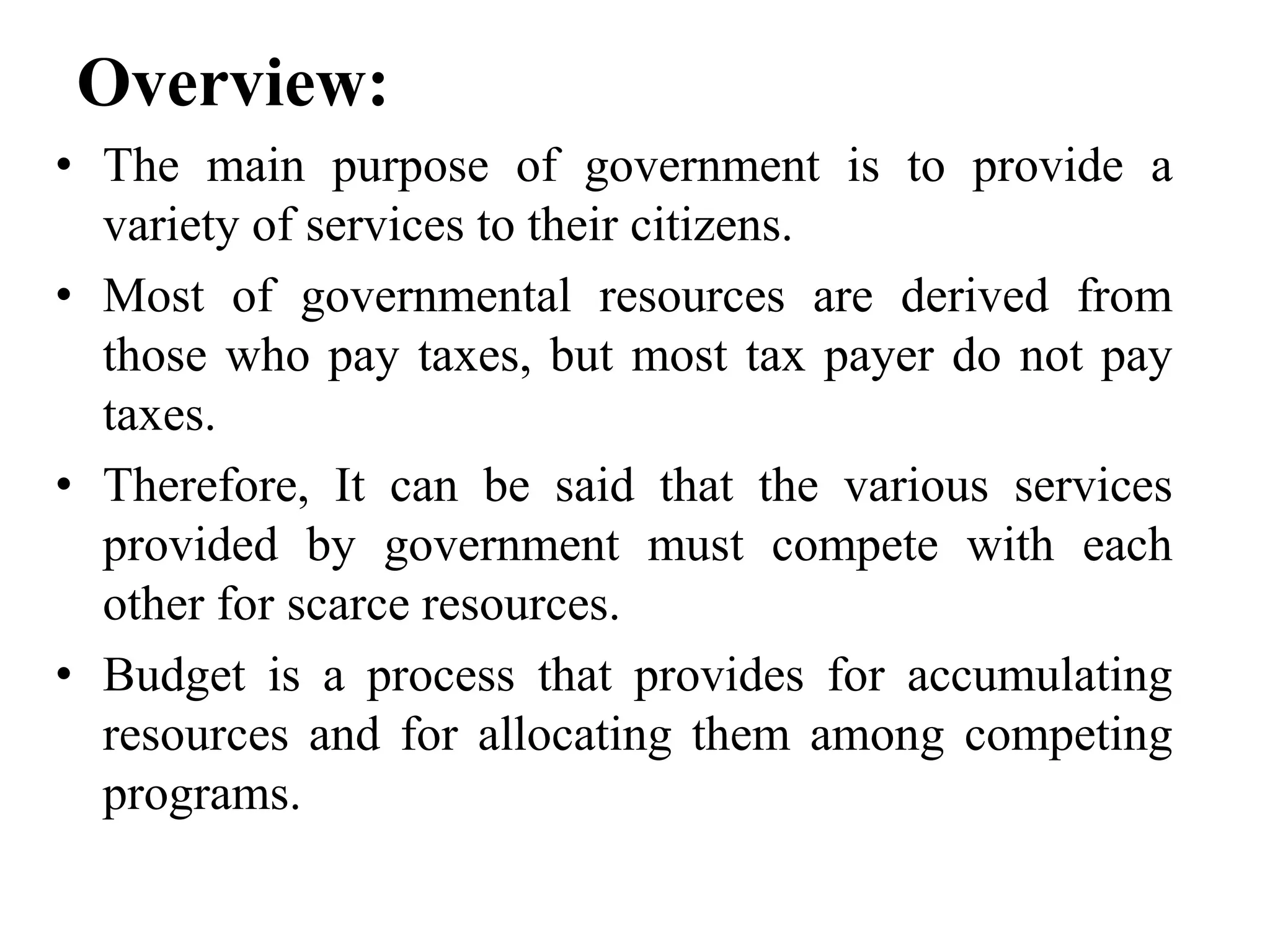 Budgetary Considerations in Governmental Accounting | PPTX