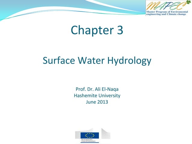 Chapter 3 surface water hydrology | PPTX