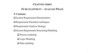 Chapter 3 System Analysis Phase.pptxfjgf | PPTX
