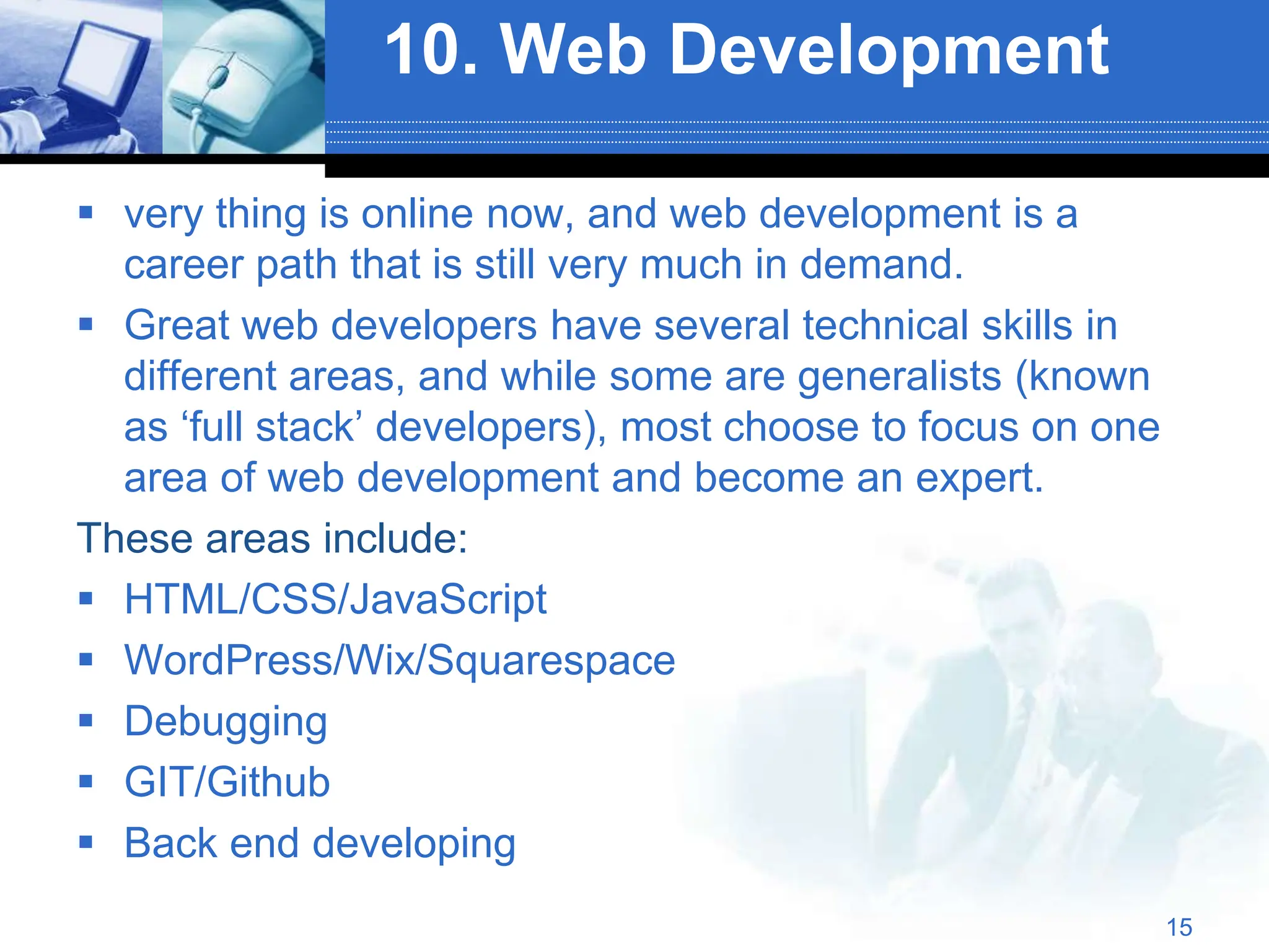 chapter3 Technical Skills Software Skills.ppt | Web Development | Internet