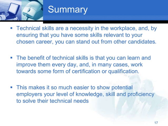 chapter3 Technical Skills Software Skills.ppt | Web Development | Internet