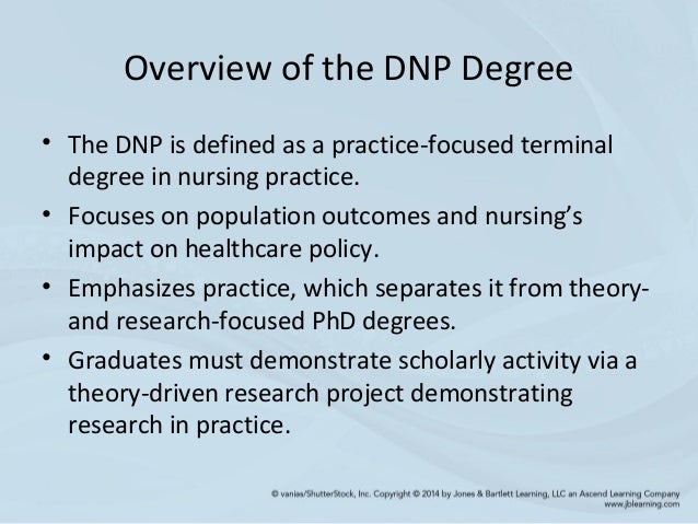 Chapter 3 the essentials of the doctor of nursing practice