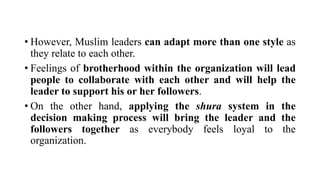 chapter3 The Islamic Perspectives of Educational leadership styles.pptx
