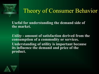Chapter 3 theory of consumer behavior | PPT