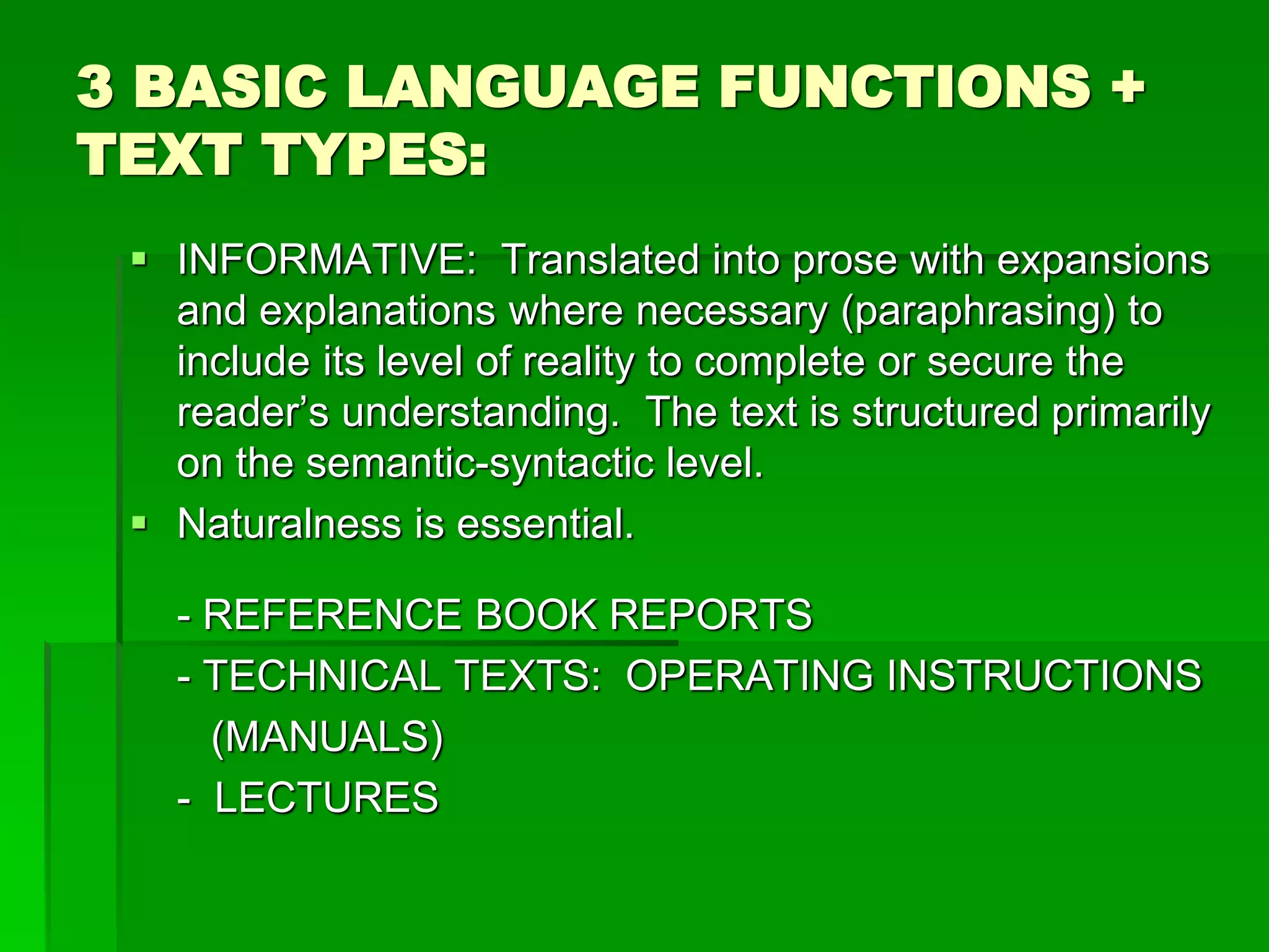 Chapter 3 The Process of Translation Chapter 3 | PPTX