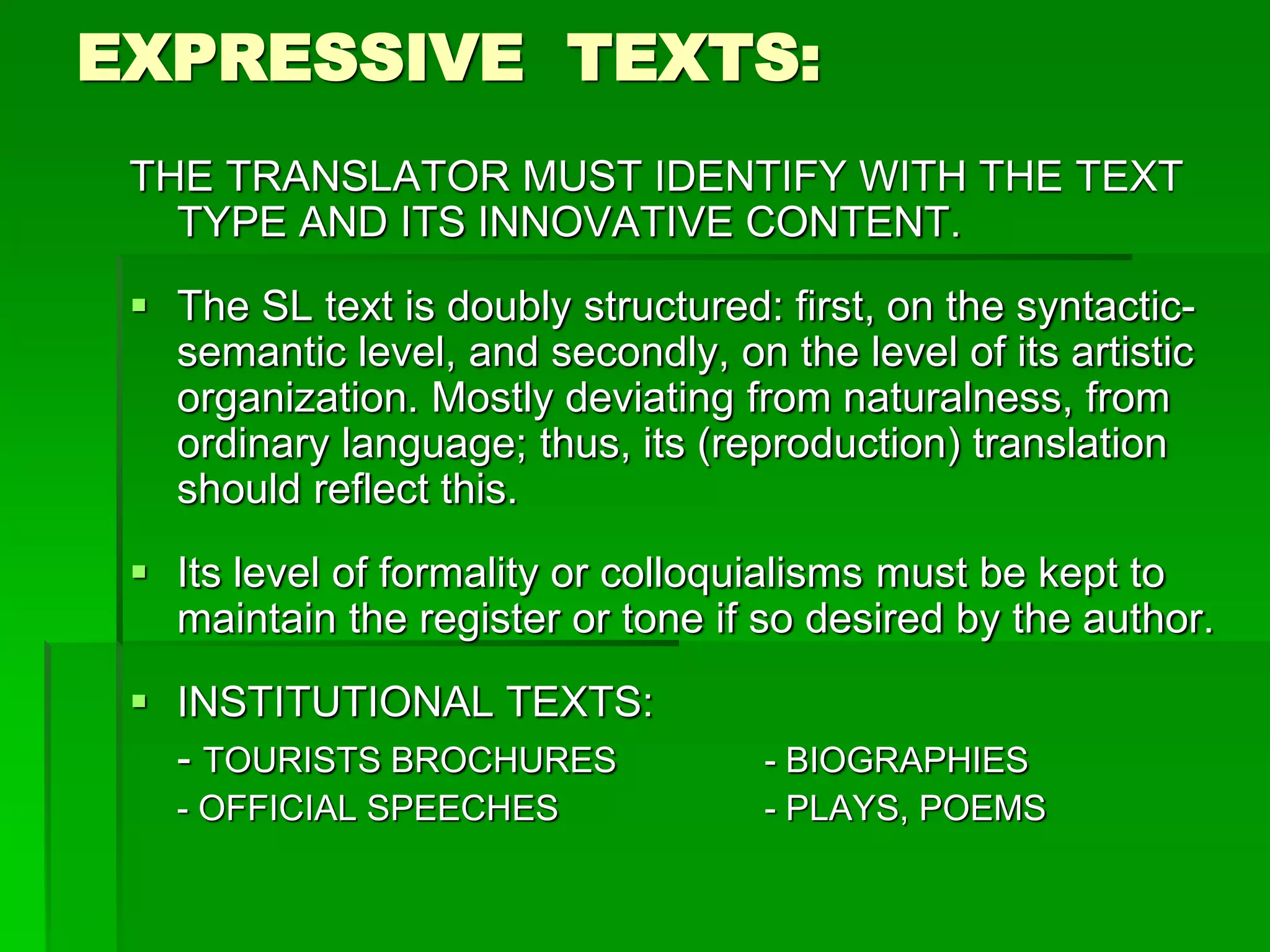 Chapter 3 The Process of Translation Chapter 3 | PPTX
