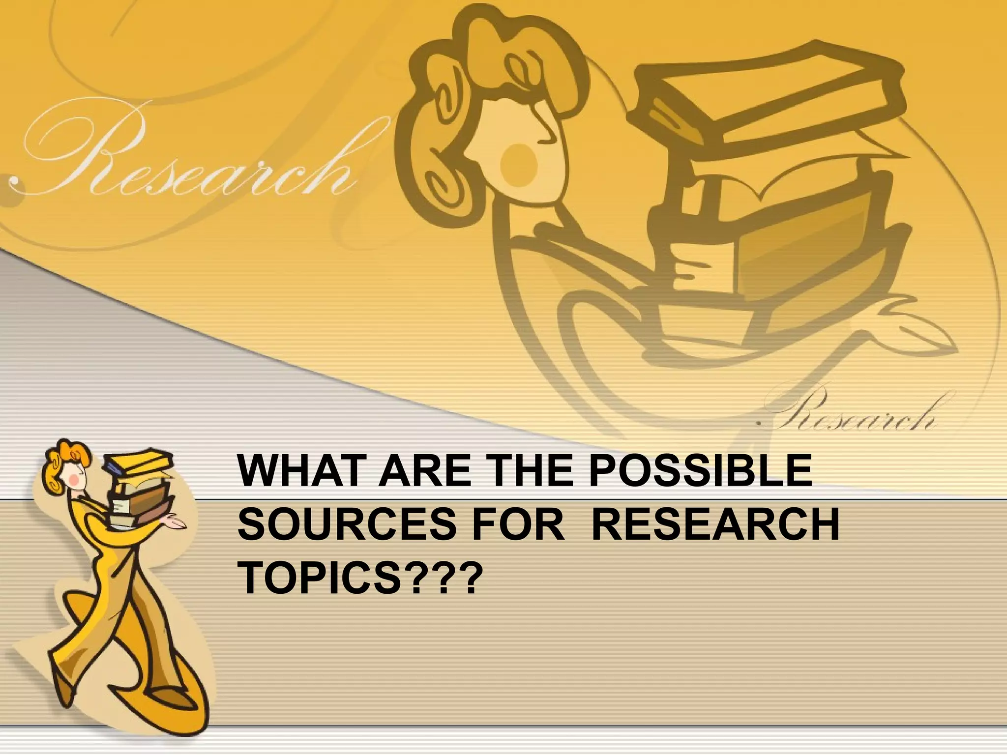 Chapter 3-THE RESEARCH PROBLEM | PPT