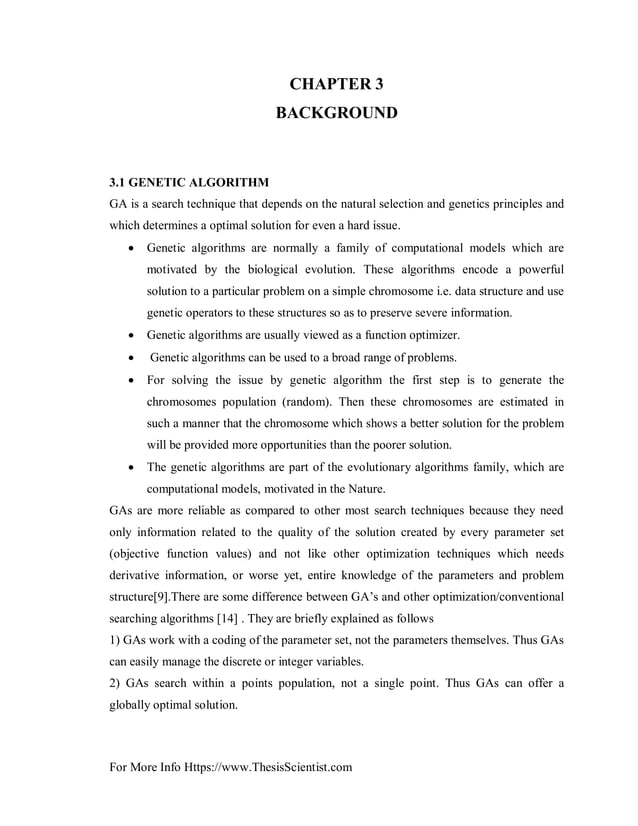 Genetic algorithm fitness function | PDF