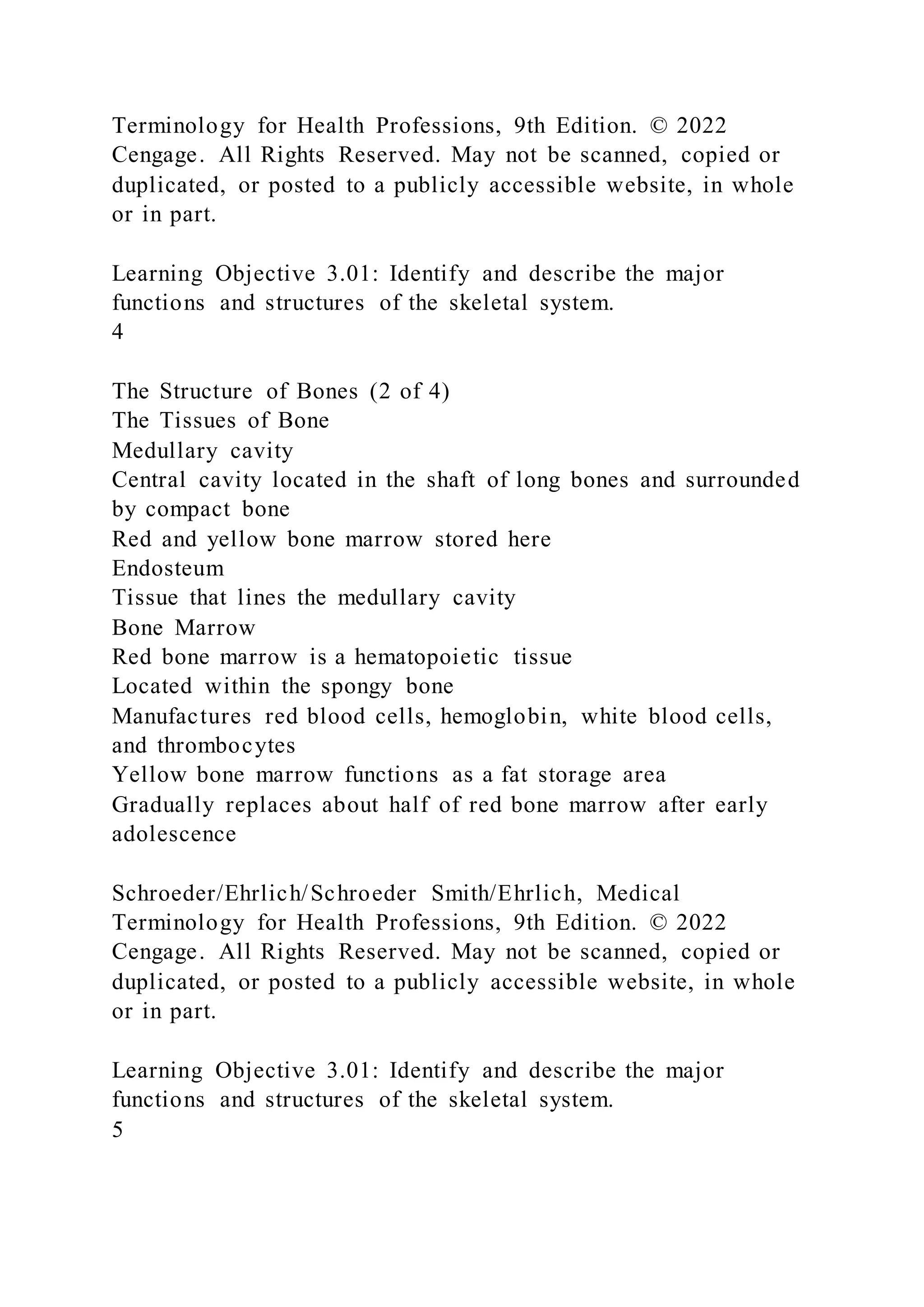 Chapter 3The Skeletal SystemStructures and Functions of | PDF