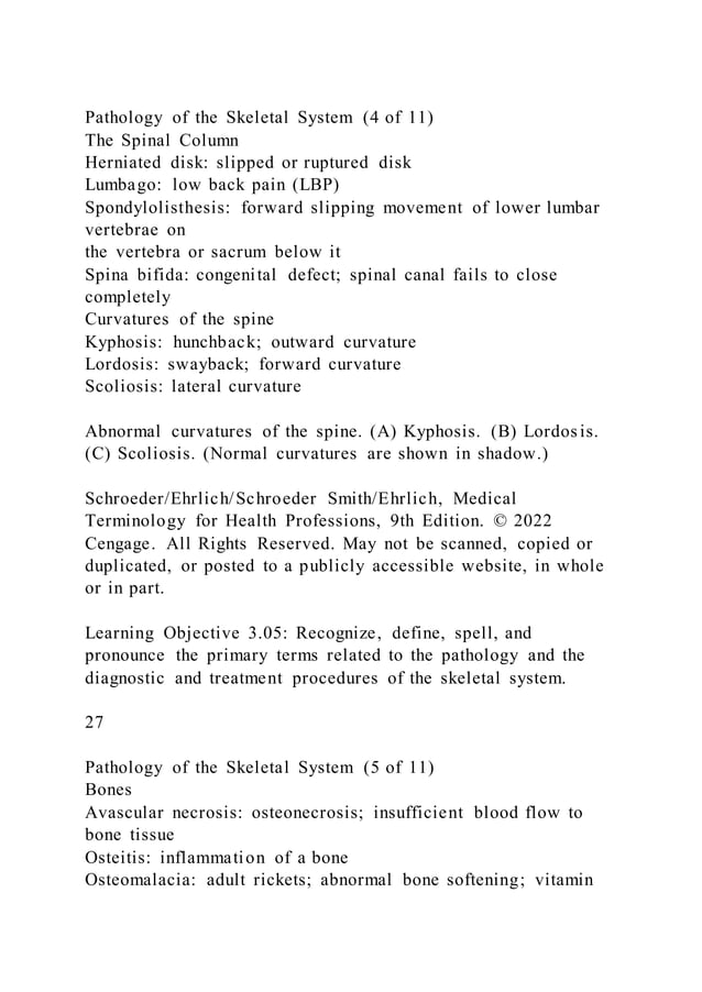 Chapter 3The Skeletal SystemStructures and Functions of | PDF