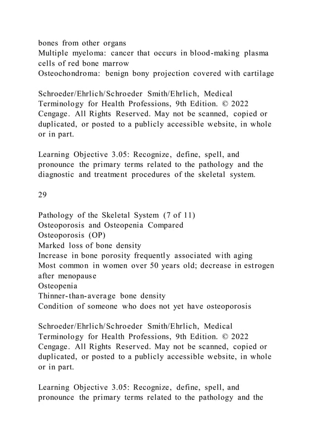 Chapter 3The Skeletal SystemStructures and Functions of | PDF