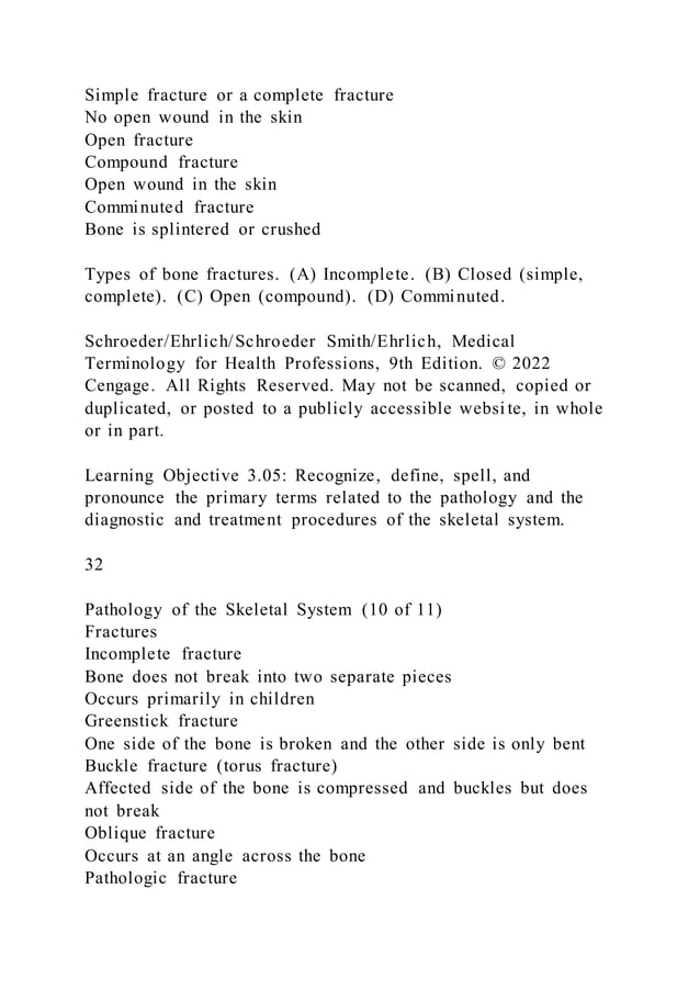 Chapter 3The Skeletal SystemStructures and Functions of | PDF