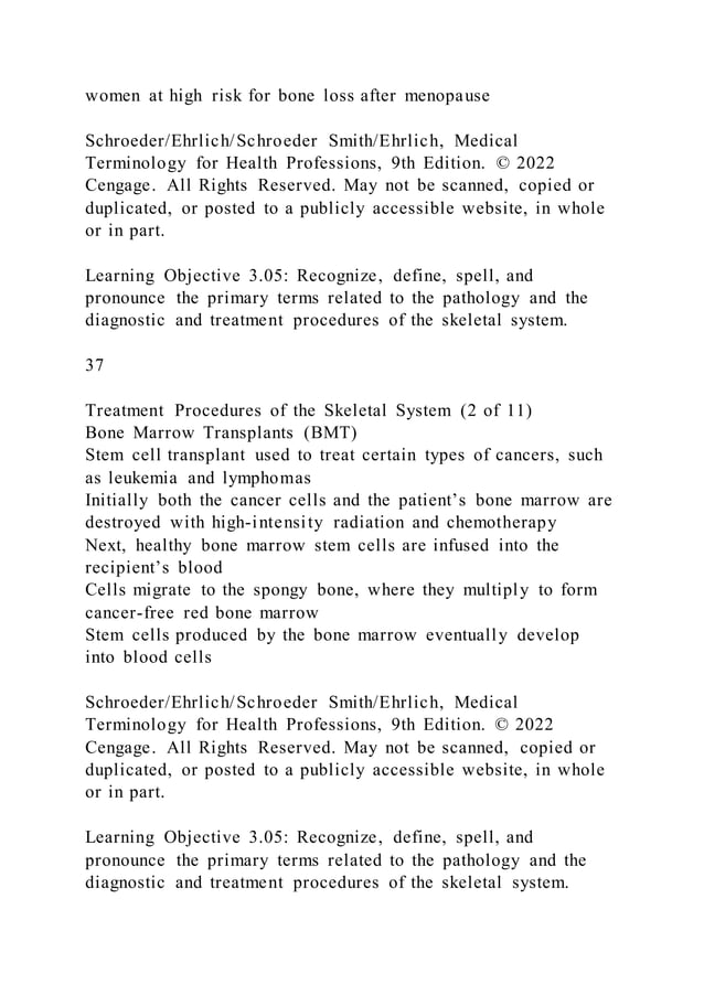 Chapter 3The Skeletal SystemStructures and Functions of | PDF