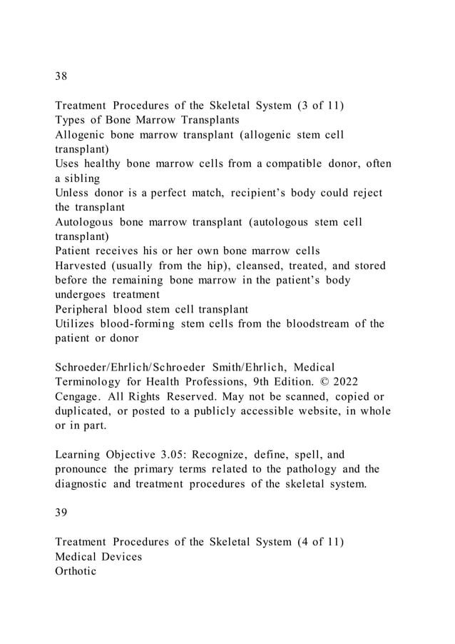 Chapter 3The Skeletal SystemStructures and Functions of | PDF