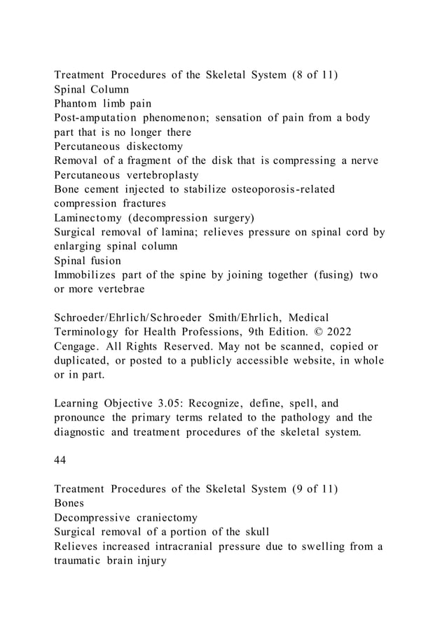 Chapter 3The Skeletal SystemStructures and Functions of | PDF