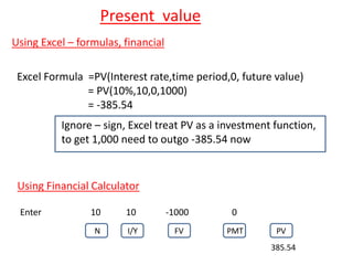 Time value of money | PPT
