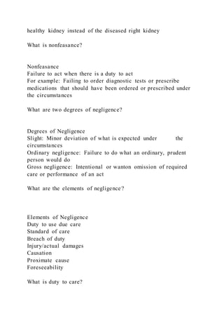 Chapter 3Tort Law−NegligenceLearning ObjectivesDescrib | DOCX