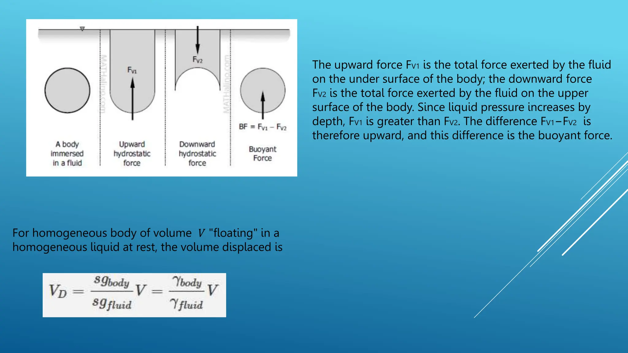 hydrostatics on surface_fluid mechanics. | PPTX