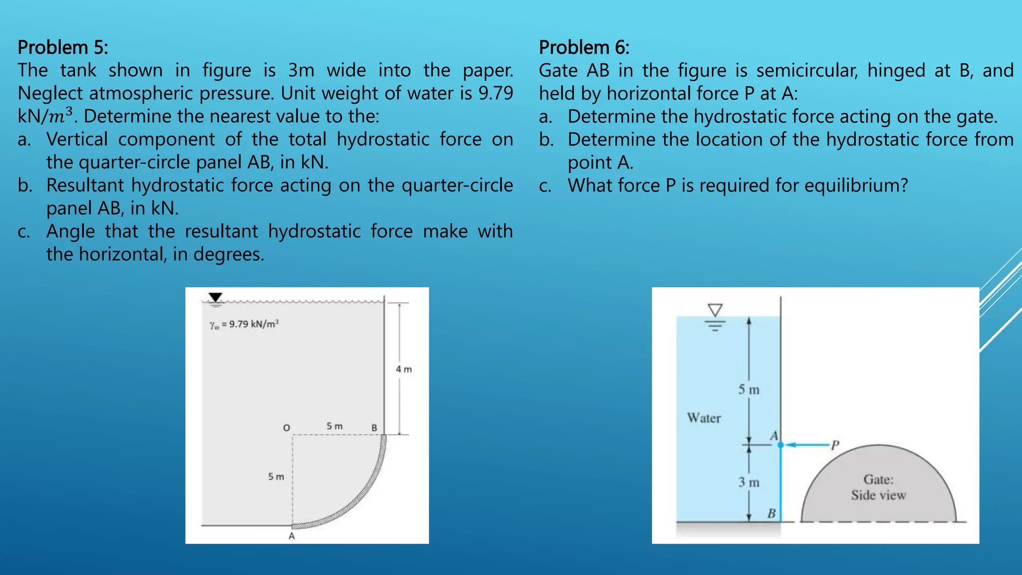 hydrostatics on surface_fluid mechanics. | PPTX