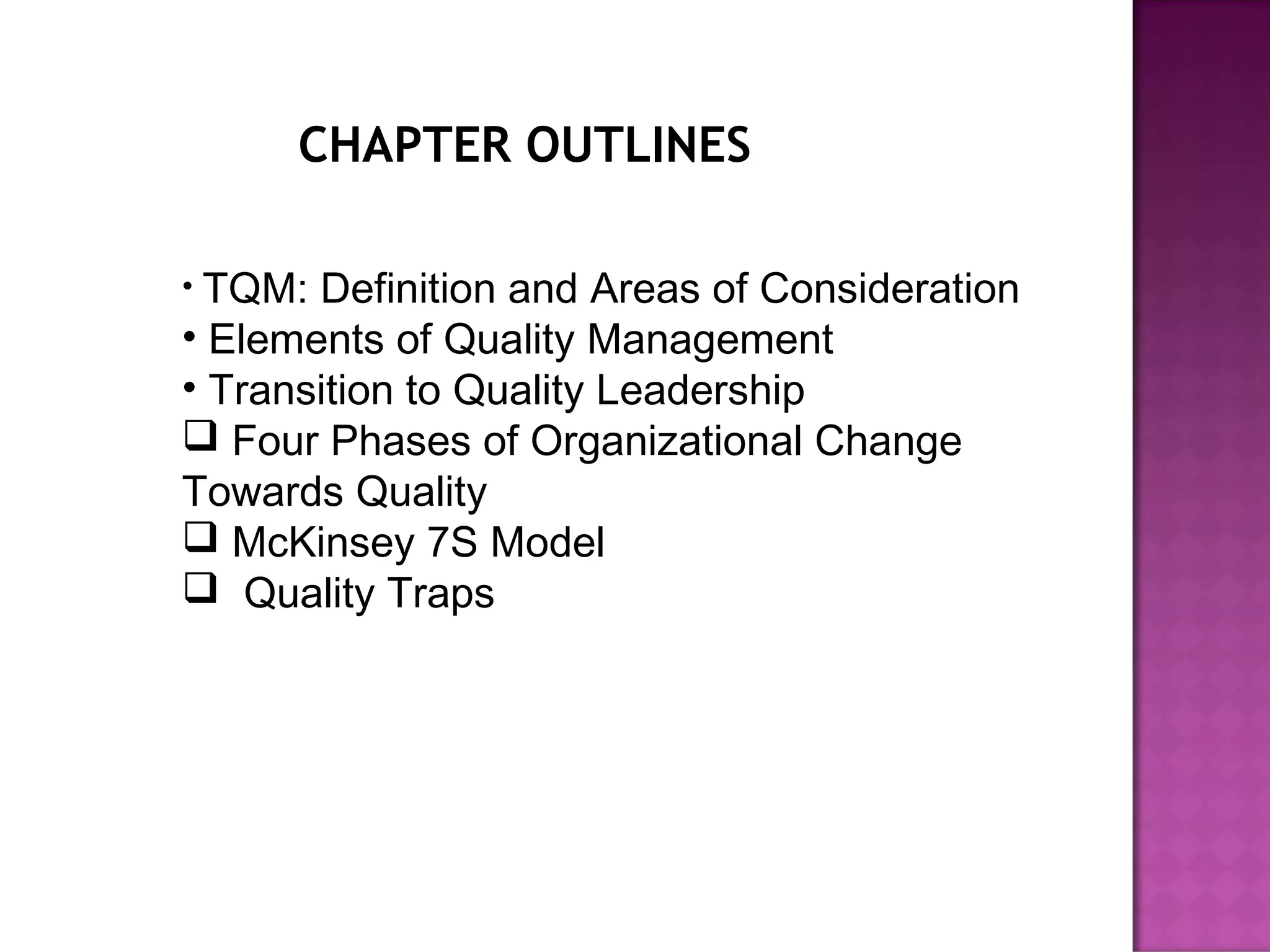 Chapter 3 Total Quality Management [autosaved] | PPT
