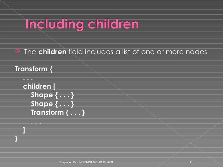 VISUAL REALITY [Chapter 3 - transforming shapes]