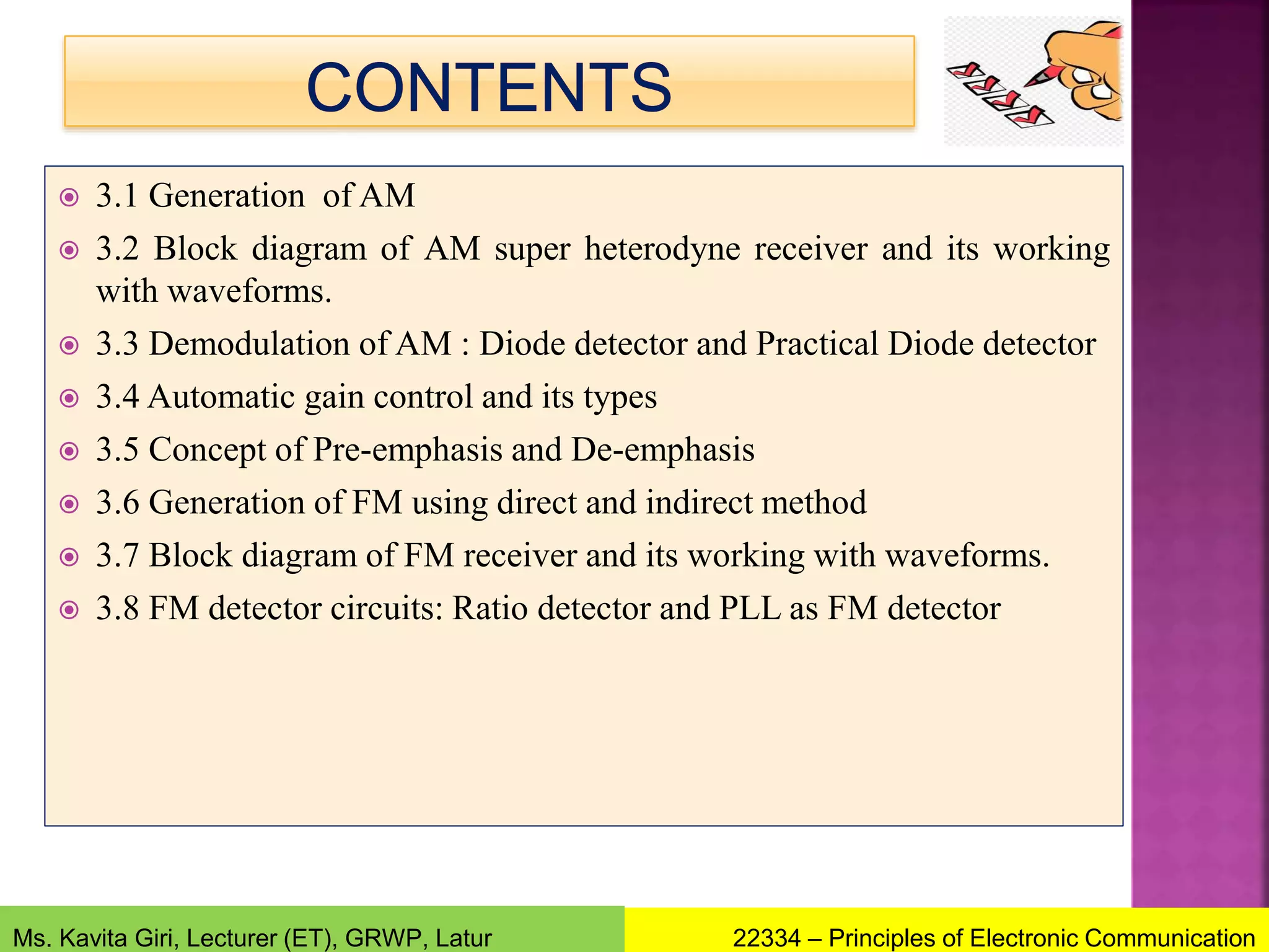 AM and FM Transmitters and receivers | PPTX