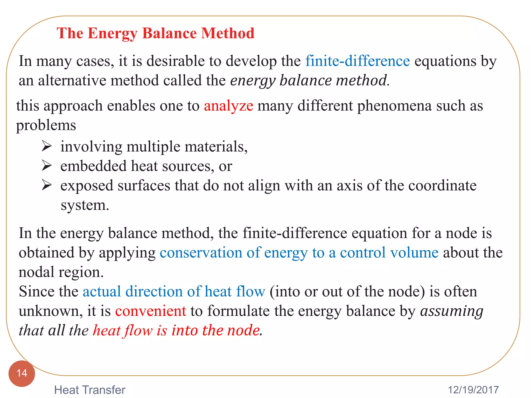 TWO DIMENSIONAL STEADY STATE HEAT CONDUCTION | PPTX