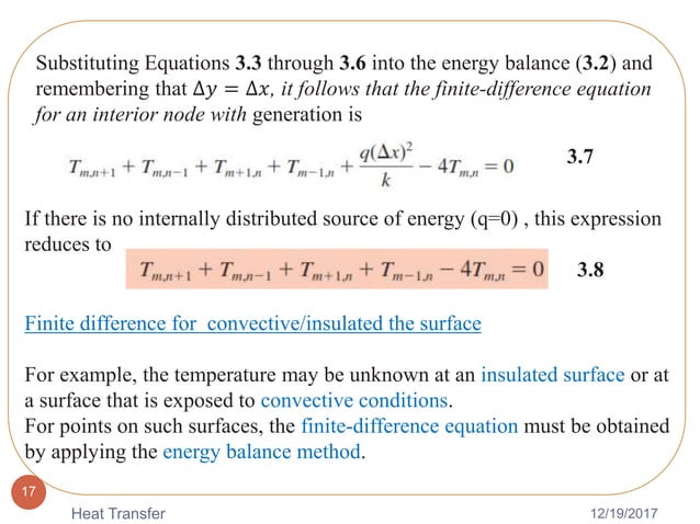 Two Dimensional Steady State Heat Conduction Pptx