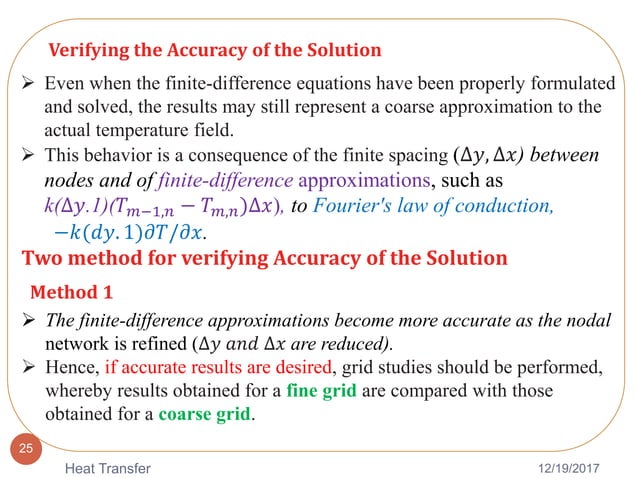 TWO DIMENSIONAL STEADY STATE HEAT CONDUCTION | PPTX