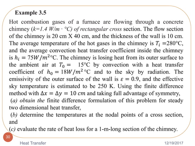 Two Dimensional Steady State Heat Conduction Pptx