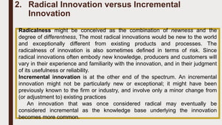 Chapter 3 types and patterns of innovation | PPTX