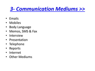 Chapter 3, types & methods of communication | PPT