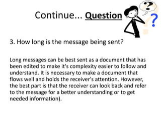 Chapter 3, types & methods of communication | PPT