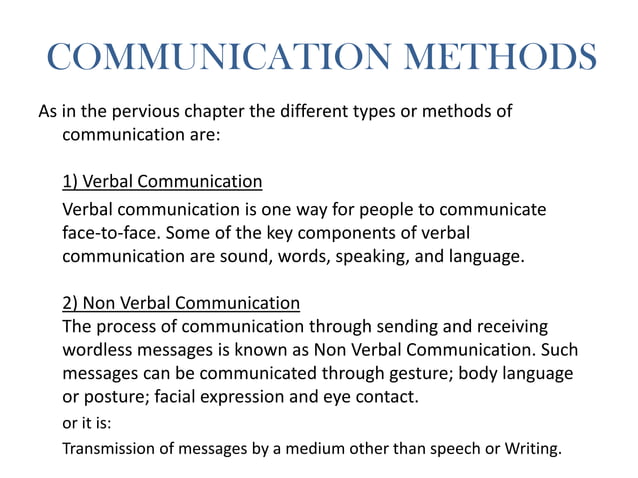 Chapter 3, types & methods of communication | PPT | Internet for ...