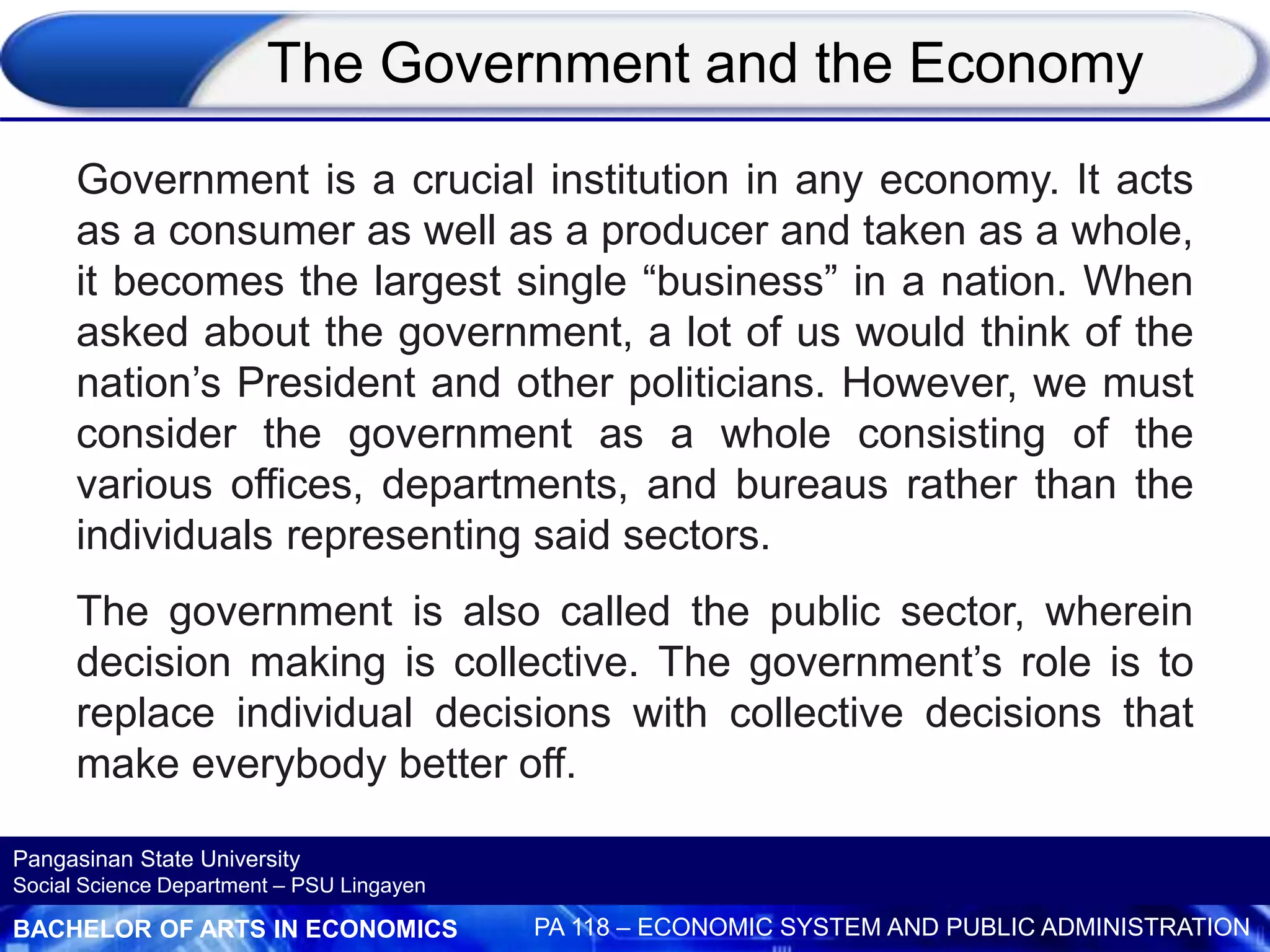 Understanding Philippine Economy | PPTX