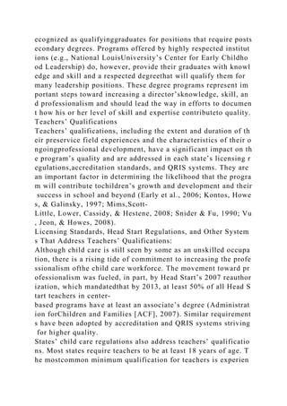 CHAPTER 3Understanding Regulations, Accreditation Criteria, and .docx