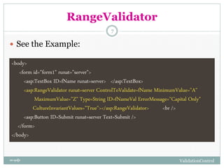 Chapter 3 (validation control) | PDF